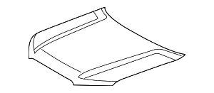 53301-35210 - Hood - 2015-2022 Toyota 4Runner | OEM Genuine Toyota Parts