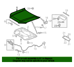 OEM 2015-2024 Toyota 4Runner Hood Part # 53301-35210 | Modern Toyota Parts