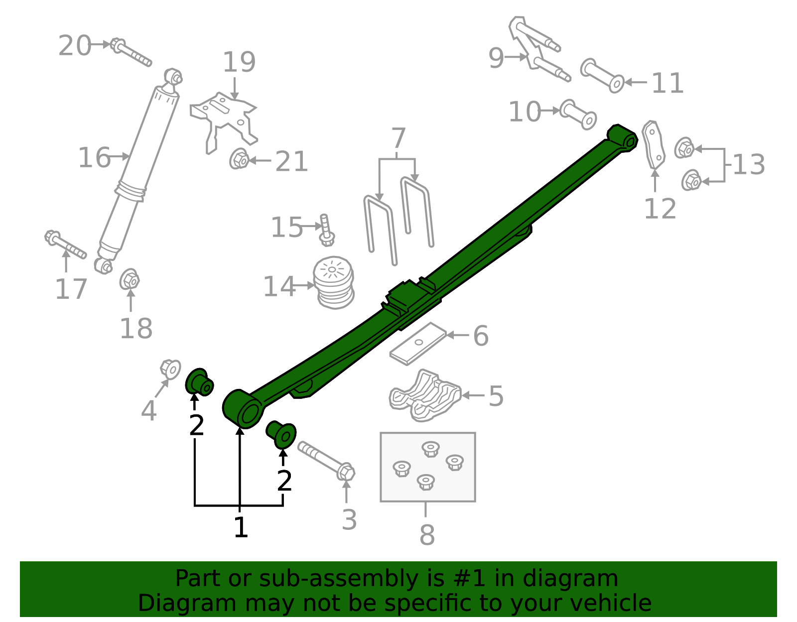 2019-2023 Ford Ranger Spring KB3Z-5560-E | Varsity Ford