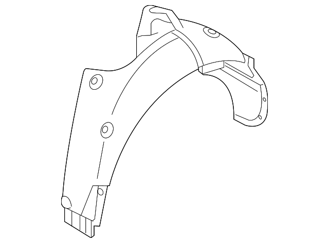 2014-2016 Kia Optima Wheelhouse Liner 86821-2T500 | OEM Parts Online