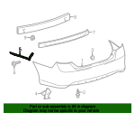 2012-2014 Toyota Camry Side Retainer 52576-06090 | OEM Parts Online