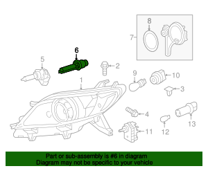2011-2020 Toyota Hid Bulb 90981-20027 | Toyota Parts Center