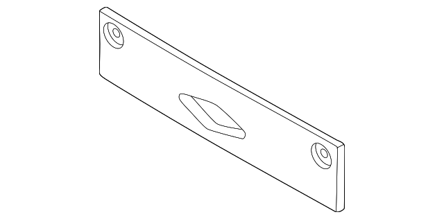 2022-2023 Volkswagen Taos License Bracket 2GJ-807-287-9B9 | VW Direct ...