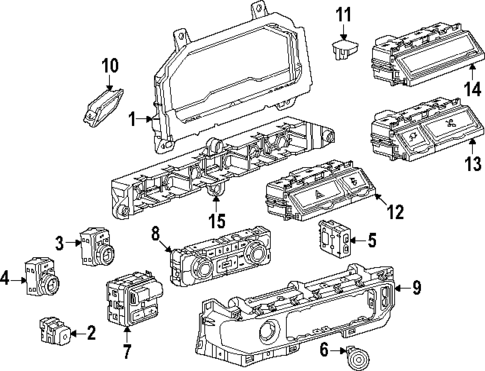Instruments & Gauges for 2024 GMC Sierra 1500 | GMPartsDirect.com