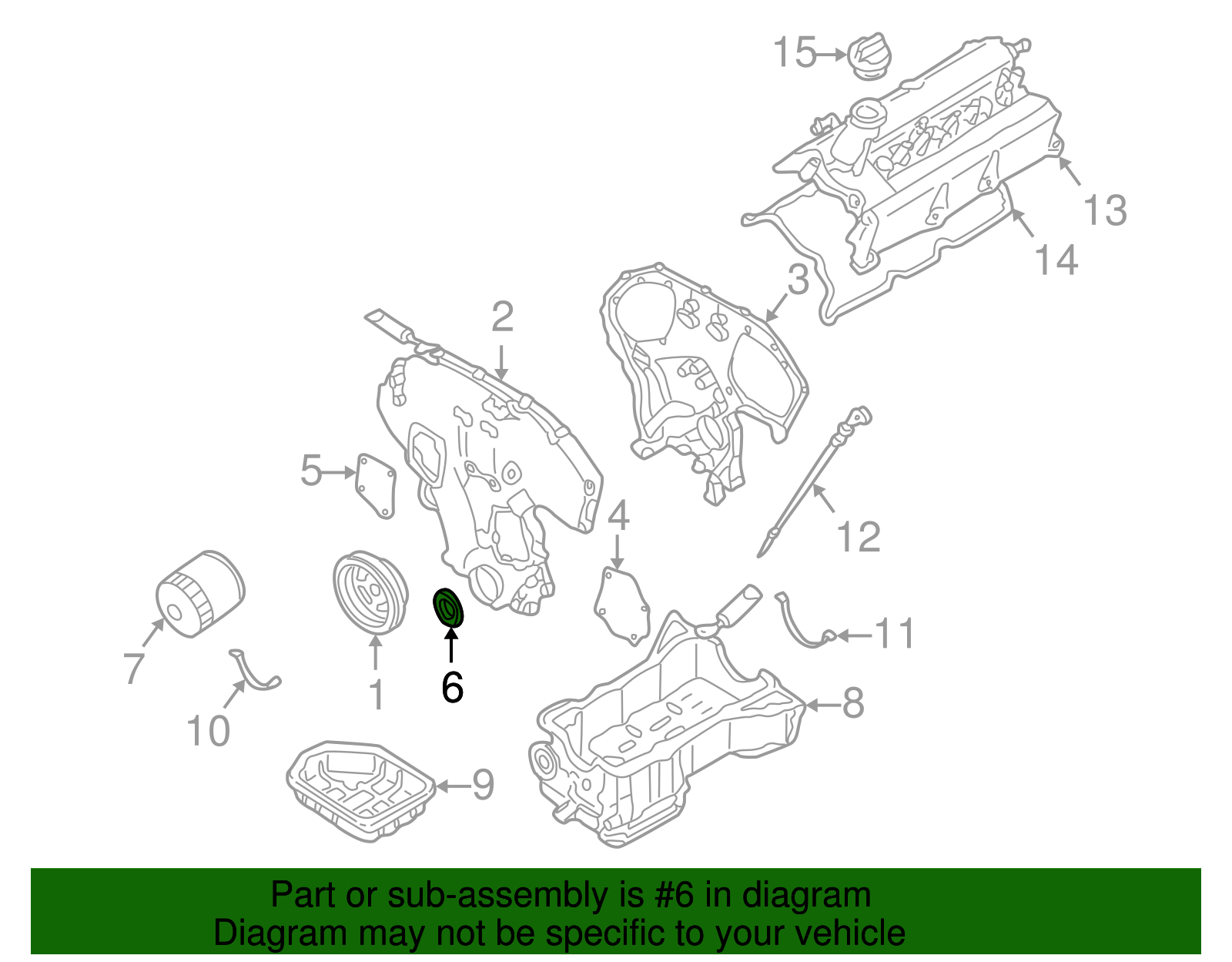 12296-31U20 - Rear Main Seal Retainer - 1996-2009 Nissan | World OEM ...