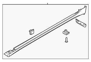 2015-2017 Hyundai Sonata Rocker Molding 87751-C2400 | HyundaiParts.Online