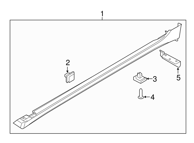 2015-2017 Hyundai Sonata Rocker Molding 87752-C2400 | OEM Parts Online