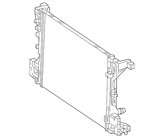 247-500-38-00 - Auxiliary Radiator 2020-2021 Mercedes-Benz | Mercedes ...