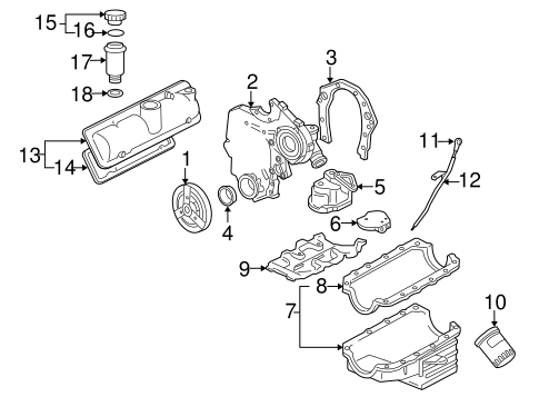 Engine Parts for 2008 Chevrolet Uplander | OEM GM Parts