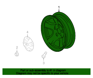 2003-2013 Mopar Wheel, Steel 5GY15S4AAC | TascaParts.com