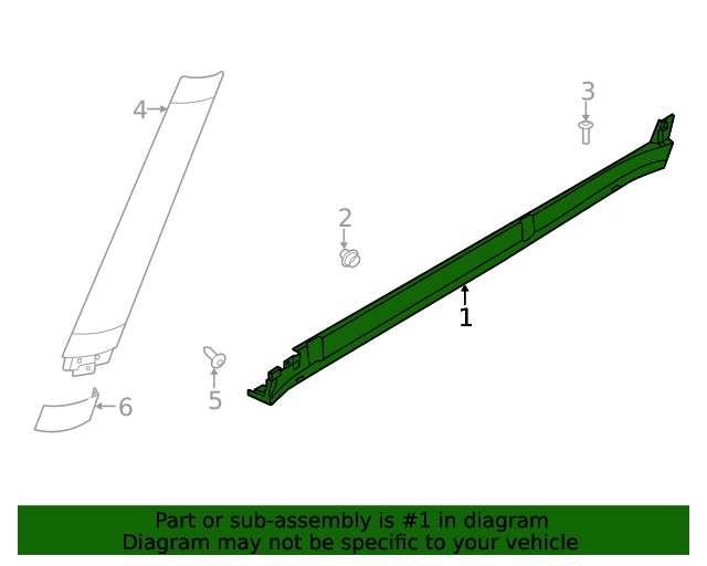 2021-2023 Land Rover Rocker Molding LR131564 | Express Land Rover Parts