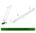 2020-2023 Land Rover Lower Pillar Trim LR174352 | OEM Parts Online
