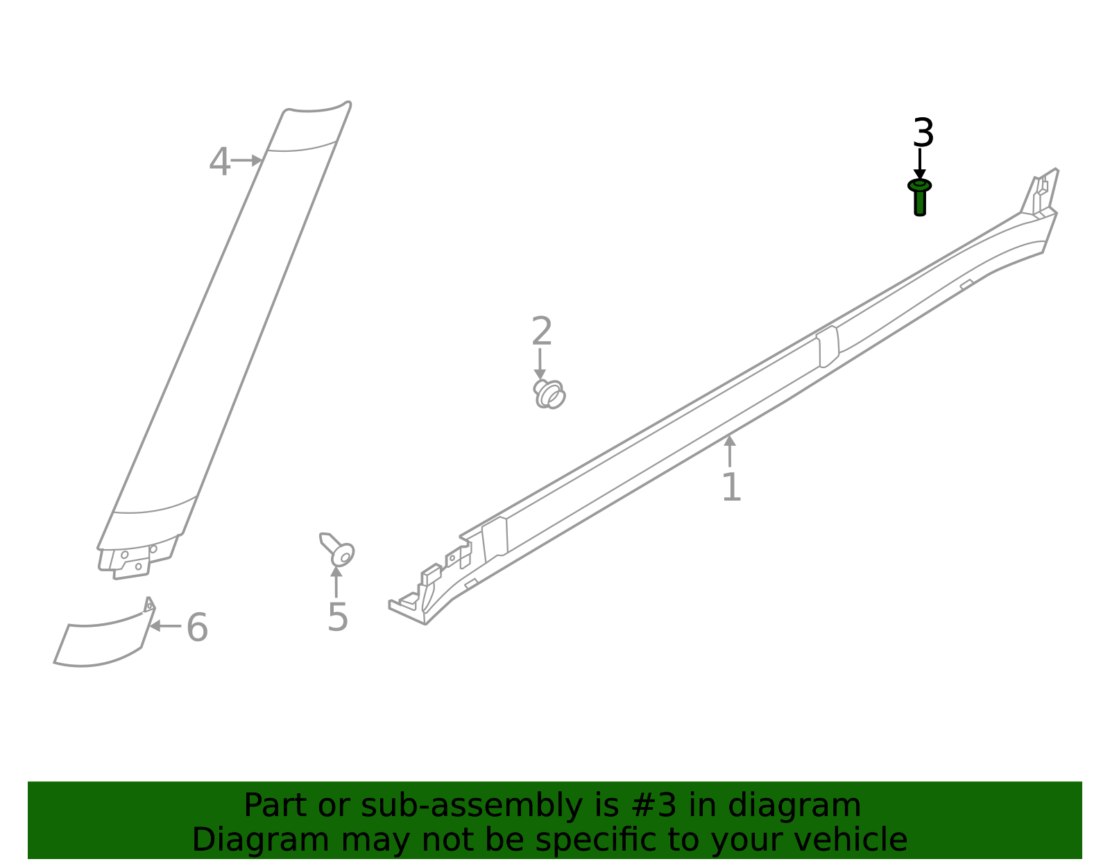 2008-2023 Land Rover Rocker Molding Retainer Clip RYQ500070 | OEM Parts ...
