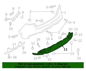 2019-2021 Mazda 3 Lower Cover BCKN-50-222B | QuirkParts