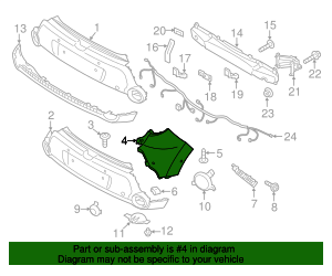 86682-B2000 - Side Panel 2014-2016 Kia Soul | Kia Cheap Parts