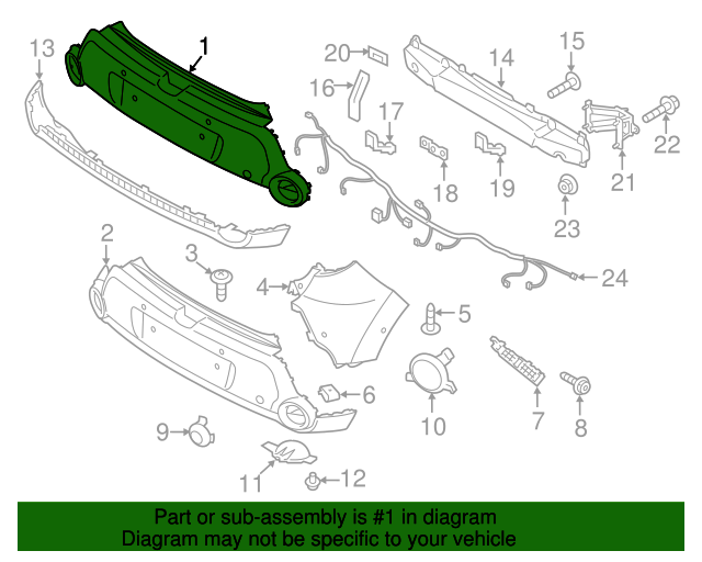 86611-B2110 - Bumper Cover 2014-2016 Kia Soul | Kia.Parts Store