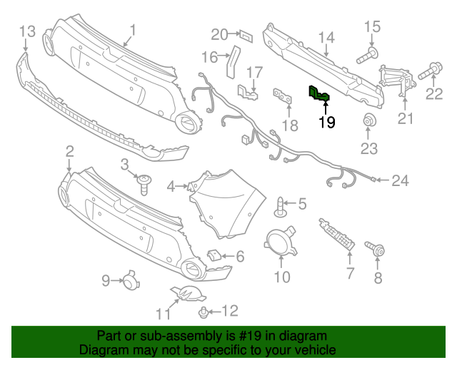 86636-B2010 - Impact Bar Side Bracket 2014-2016 Kia Soul | Kia.Parts Store