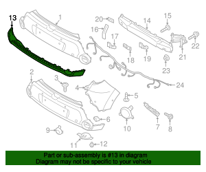 86612b2100 - Lower Cover - 2014-2016 Kia Soul | Kia Auto Parts