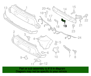 86636-B2010 - Impact Bar Side Bracket 2014-2016 Kia Soul | Kia.Parts Store