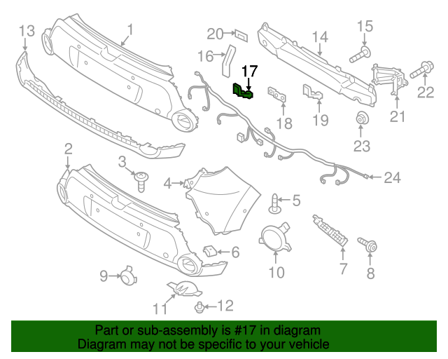 2014-2016 Kia Soul OEM NEW 14-16 Kia Soul Impact Bar Lower Bracket ...