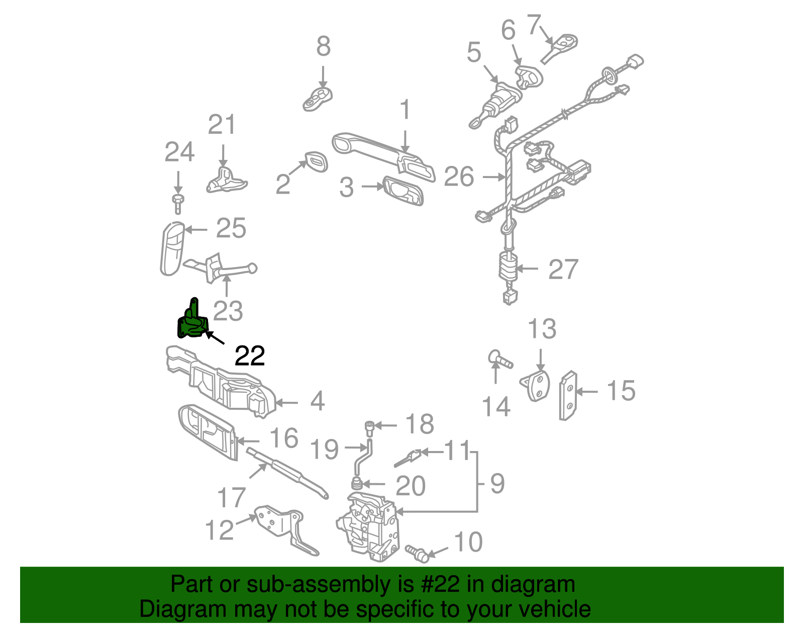 1998-2010 Volkswagen Beetle Lower Hinge 1C0-831-412-B | Wolfsburg Parts ...