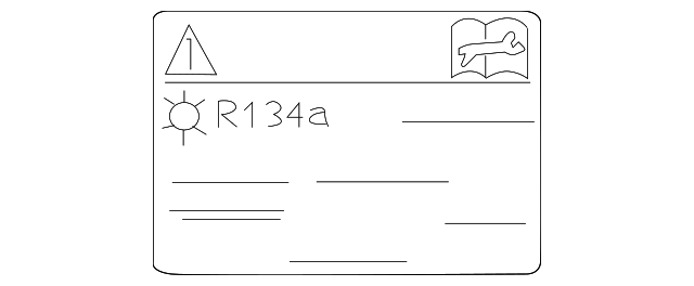 2015-2023 Mercedes-Benz AC Label 205-817-00-20 | Buy Mercedes Parts Now
