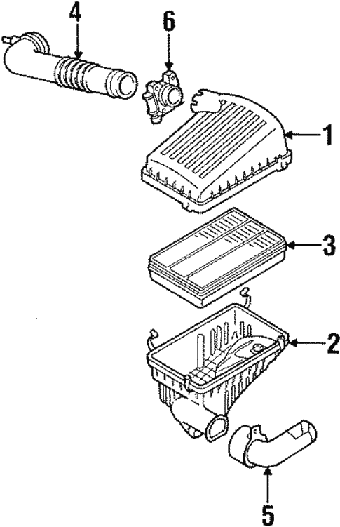 Air Intake for 1999 Isuzu Trooper | Isuzu Parts Center