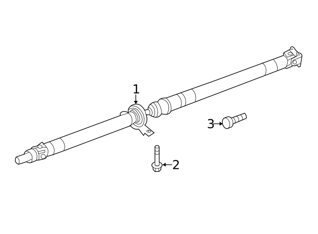 2018-2024 Subaru Drive Shaft Assembly Mount Bolt 901700144 | Subaru ...