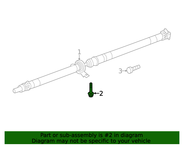 2018-2024 Subaru Drive Shaft Assembly Mount Bolt 901250043 | Subaru ...