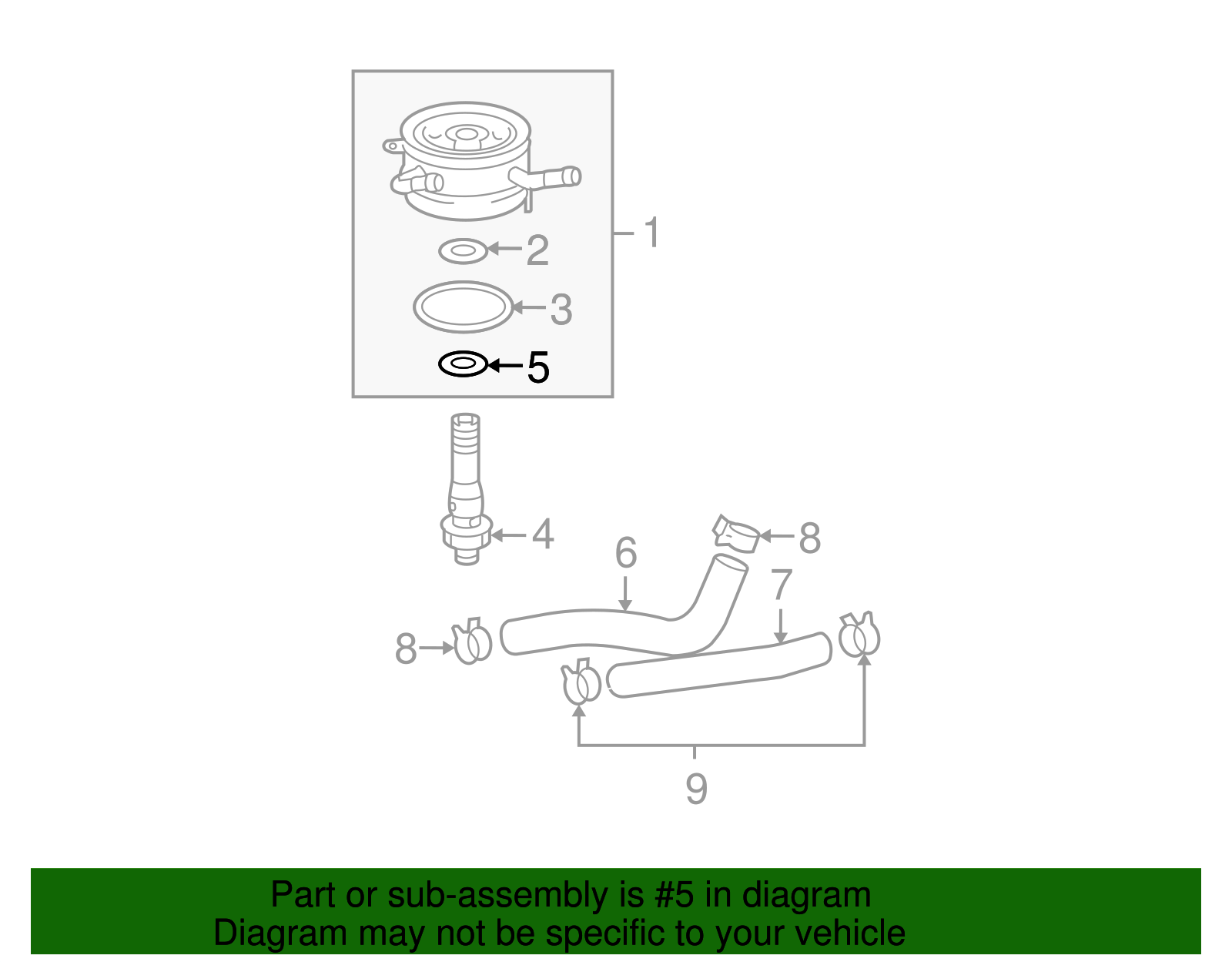 90201-22010 - Relief Valve Seal 1994-2004 Toyota | Longo Toyota Parts