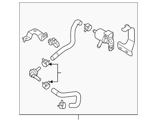 2017-2020 Hyundai Elantra Purge Solenoid 29015-03AA0 | OEM Parts Online