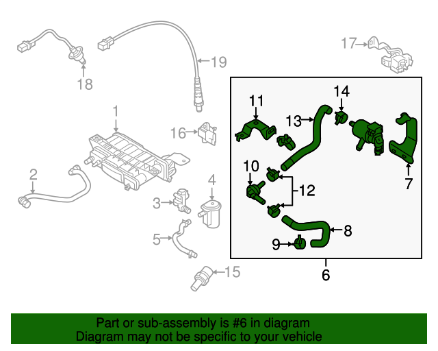 2017-2020 Hyundai Elantra Purge Solenoid 29015-03AA0 | OEM Parts Online