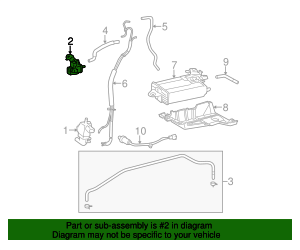 25860-46010 - Vacuum Valve 2006-2020 Toyota | Group 1 Auto Parts