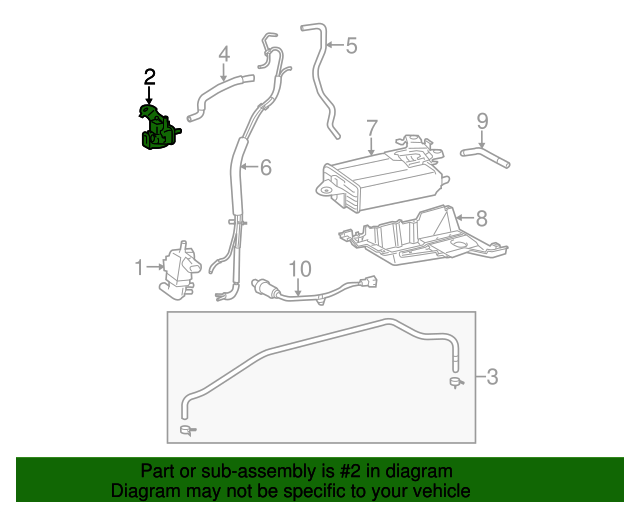 25860-46010 - Vacuum Valve - 2006-2020 Toyota | Toyota Parts Delivered