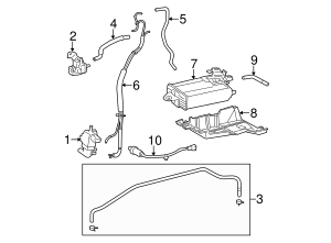17308-0P210 - Vapor Hose - 2017-2019 Toyota Sienna | OEM Genuine Toyota ...