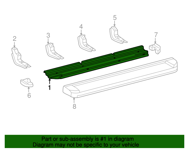2001-2007 Toyota Running Board 51771-0C010 | OEM Parts Online
