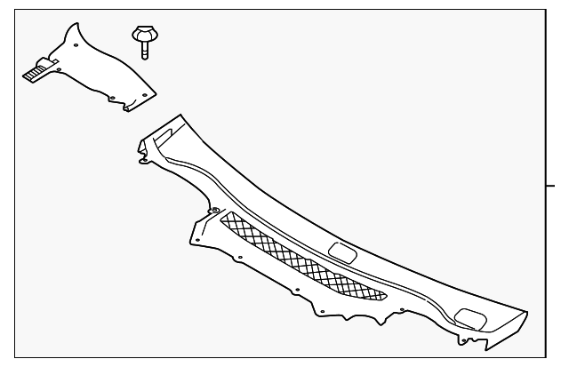 Genuine OEM Cowl Grille Part# LR117925 Fits 2013-2023 Land Rover: Up To ...