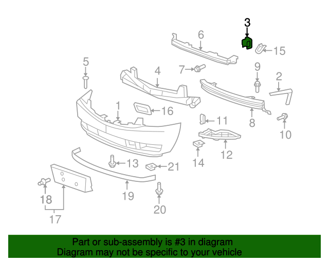 15791866 - OEM GM Mount Bracket | GMPartsCenter.net