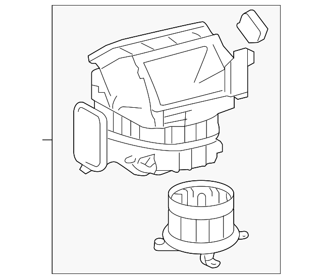 2013-2015 Toyota Land Cruiser Case Assembly 87130-60534 | Toyota Parts