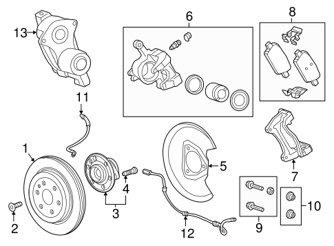 Rear Brakes for 2018 Chevrolet Traverse | GMPartsNow
