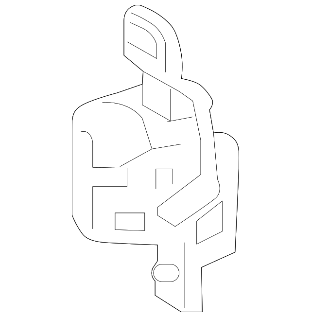 177-885-15-03 - Blind Spot Radar Bracket - 2019-2022 Mercedes-Benz A ...