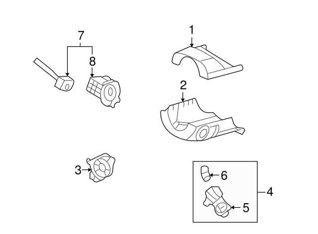 Column Flange - 2006-2010 Ford (8E5Z-3511-B) | Wholesale Ford Parts Fast