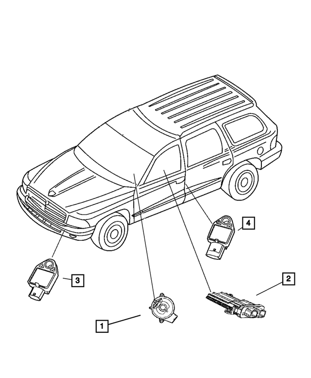 MOPAR OCCUPANT RESTRAINT MODULE - 56043319AI - 56043319AI | Mopar ...