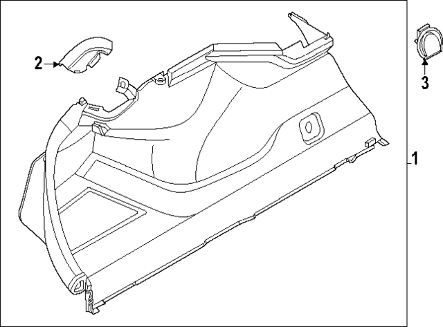 Genuine BMW 51-47-5-A11-DA7 | Trunk Side Trim Upper Clip | FREE ...