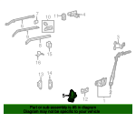 2011-2020 Toyota Sienna Roller & Bracket 68350-08031 | Toyota Parts Center