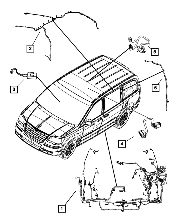 2009 Mopar Unified Body Wiring 68052055AC | My Mopar Parts