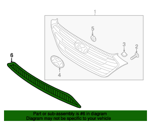 86350-D3100-CR - Upper Grille - 2016 Hyundai Tucson | World OEM Parts ...