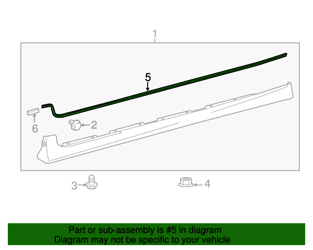 2016-2018 Toyota Protector 76921-12070-B0 | Toyota Parts Center