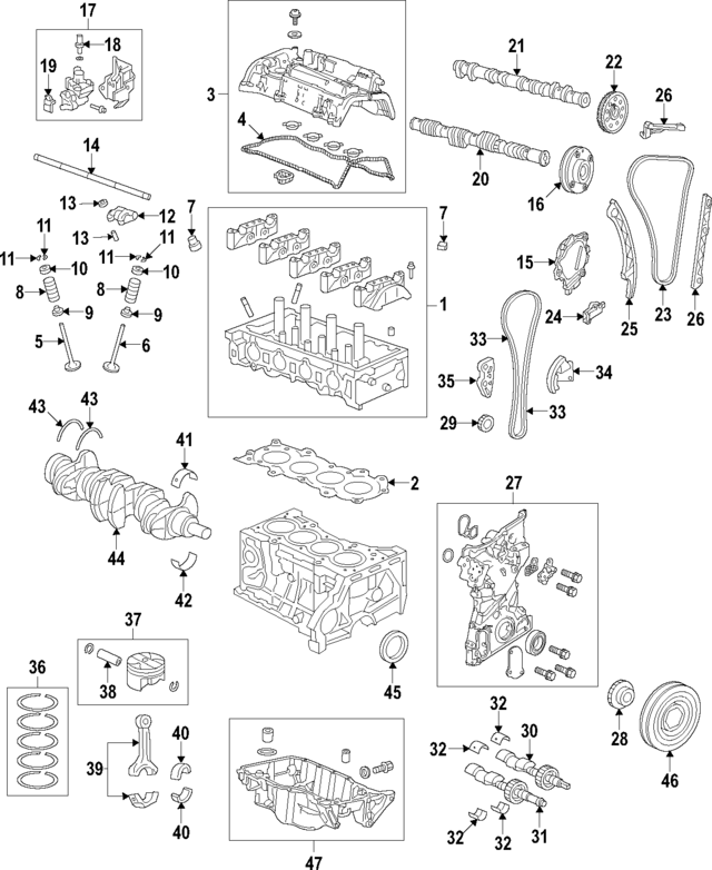 2014-2018 Honda Accord Engine Timing Chain Tensioner 14510-5K0-A01 ...