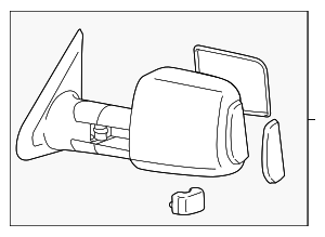 2007-2021 Toyota Tundra Door Mirror Left, Front Left 87940-0C221 | OEM ...